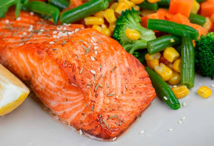 Salmón al Horno con Verduras un Placer Culinario